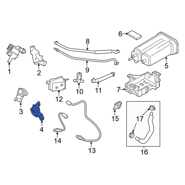 Kia OE 283242E000 - Vapor Canister Vent Solenoid