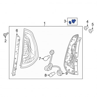 Kia Seltos OEM Tail Lights | LED, Fiber Optic — CARiD.com
