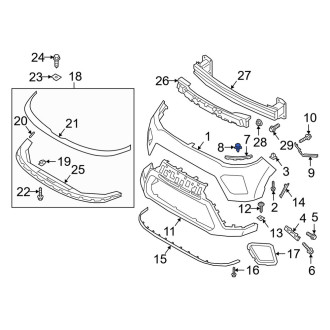 Kia OEM Header Panels & Parts | Support Bars, Panels — CARiD.com