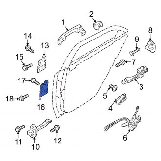 Kia Sportage Door Hinges, Pin & Bushing Kits – CARiD.com