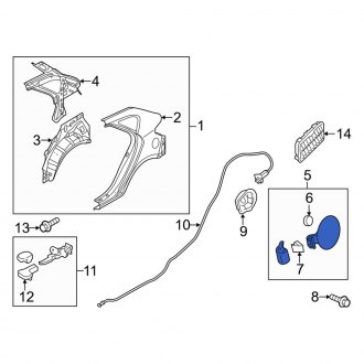 Kia Forte OEM Quarter Panels & Parts | Rear & Front — CARiD.com