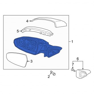 Kia Forte OEM Mirrors - Towing, Side & Rear View | CARiD