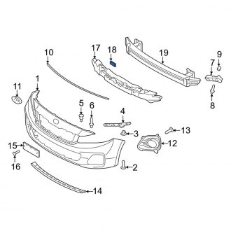 Kia Sportage OEM Bumpers | Genuine Front & Rear Bumpers — CARiD.com