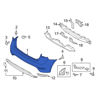 Kia Forte Replacement Front Bumpers & Components — CARiD.com