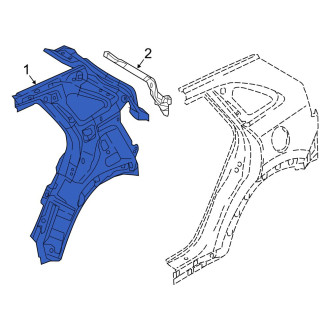 Kia Niro OEM Quarter Panels & Parts - Rear & Front | CARiD