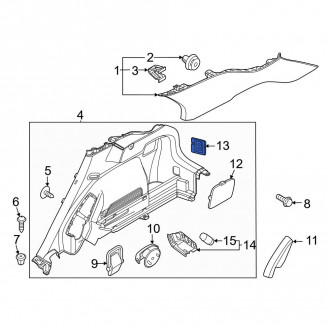 Kia Niro Replacement Fender Moldings & Trim — CARiD.com