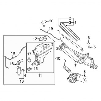 2025 Kia EV9 Wiper & Washer Components | CARiD