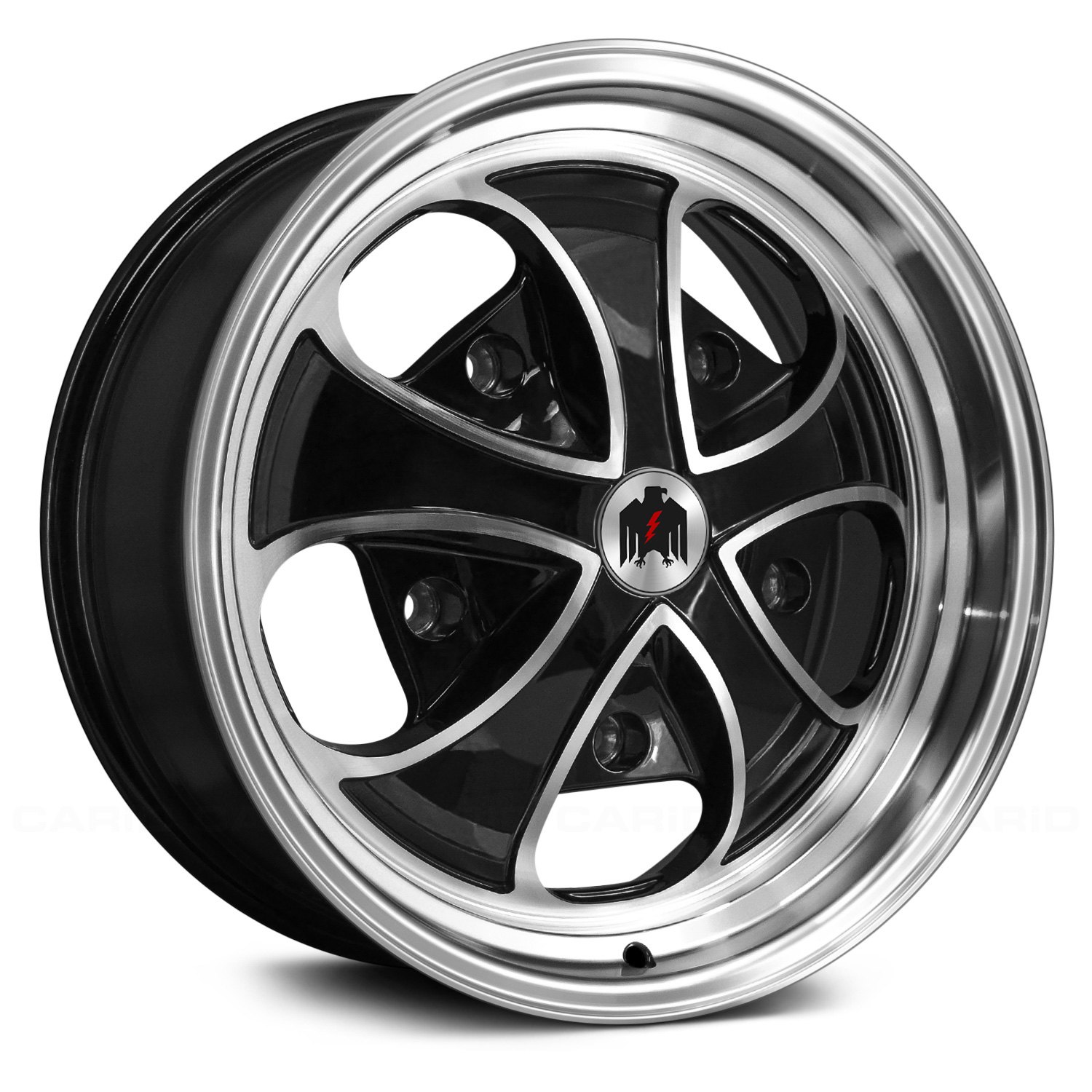 KLASSIK RÄDER® FALCON Wheels - Gloss Black with Machined Face Rims