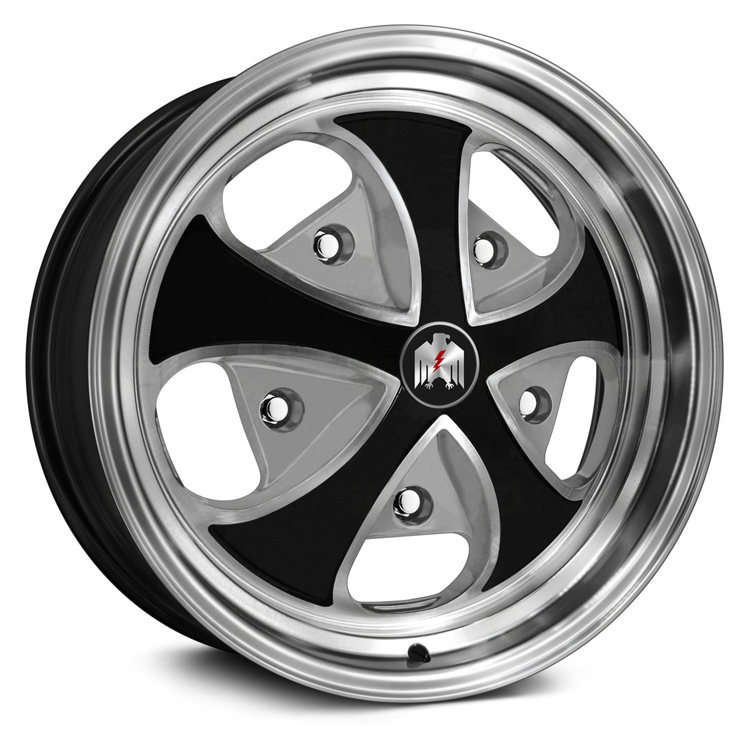 KLASSIK RÄDER® FALCON Wheels - Gloss Black Machined with Raw Windows Rims