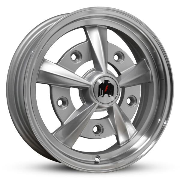 KLASSIK RÄDER® HANS Wheels - Gloss Silver with Machined Lip Rims ...