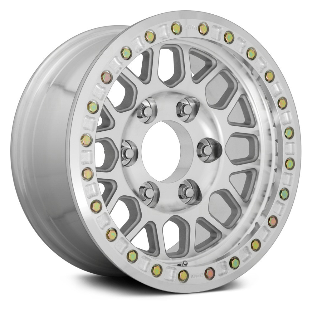 KMC® KM234 GRENADE DESERT Wheels - Machined with Machined Beadlock Rims