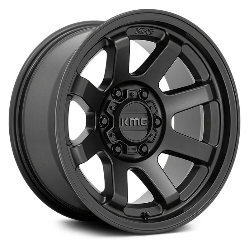 KMC® KM723 TRAIL Wheels - Satin Black Rims