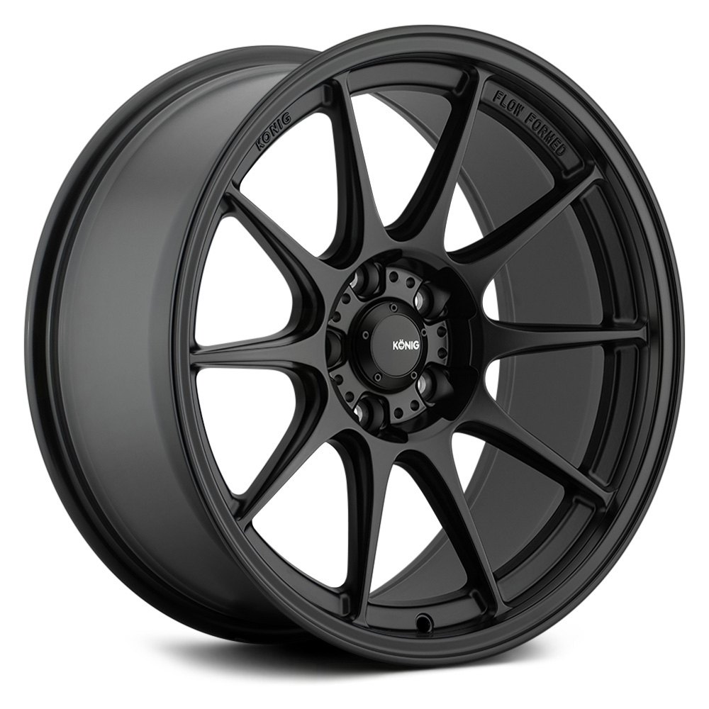 KONIG® DEKAGRAM Wheels - Matte Black Rims