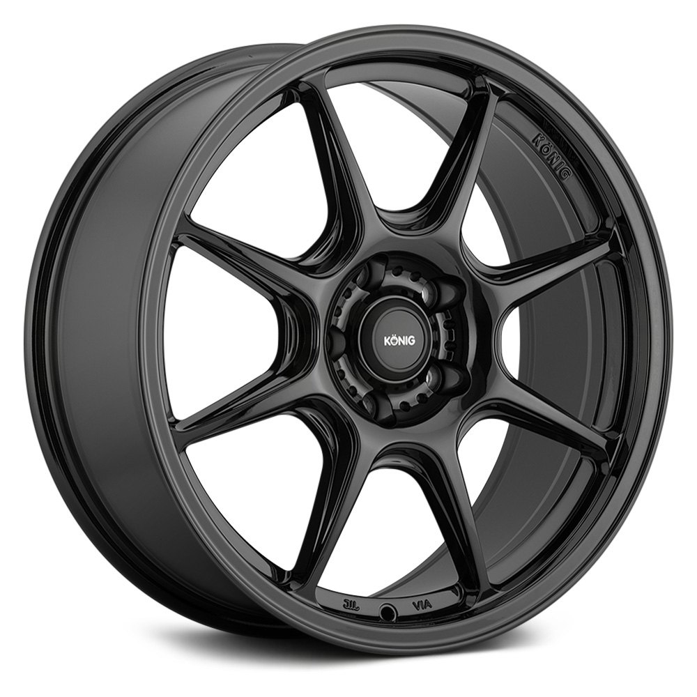 KONIG® LOCKOUT Wheels - Gloss Black Rims
