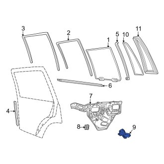 Land Rover Range Rover OEM Window Parts | Visors, Regulators — CARiD.com