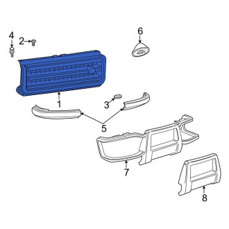 Land Rover Discovery Replacement Grilles | Moldings, Brackets - CARiD.com