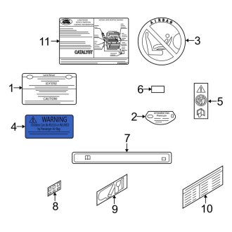 Land Rover LR4 OEM Electrical Parts | Sensors, Switches — CARiD.com