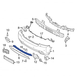 Land Rover Range Rover Replacement Bumper Moldings & Trim — CARiD.com
