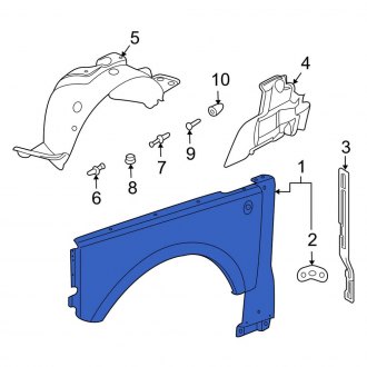 Land Rover OE™ Fenders - CARiD.com