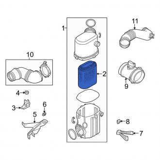 Land Rover OE™ Air Intake - CARiD.com