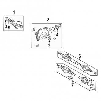 2006 Land Rover Range Rover Driveline Parts | Axles, U-Joints, Hubs ...