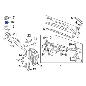 Land Rover LR4 Washer Hardware — CARID.com