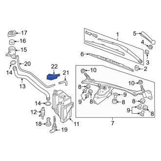 Land Rover OEM Wiper Blade & Washer Parts | Motors, Wiper Arms — CARiD.com