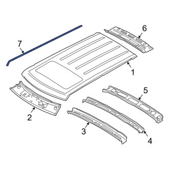 Land Rover Range Rover Roof Seals & Moldings — CARiD.com