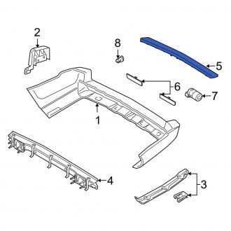 Land Rover Replacement Rear Bumpers | Covers, Pickup, Chrome – CARiD.com