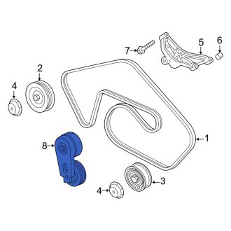 Land Rover LR4 Replacement Engine Pulleys — CARiD.com