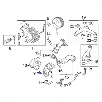 Land Rover Range Rover Velar Thermostat Housings & Filler Necks — CARiD.com