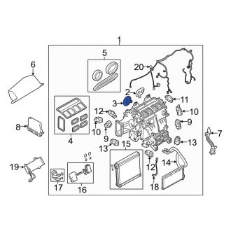 Land Rover Range Rover Sport HVAC Heater Cores | Seals, Clamps, Boxes ...