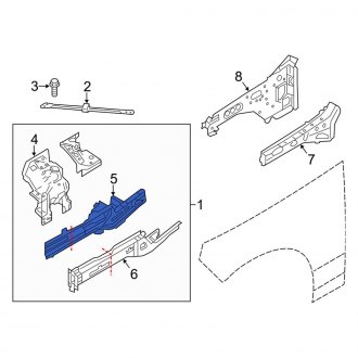 Land Rover Range Rover Sport Replacement Chassis Frames & Rails - CARiD.com