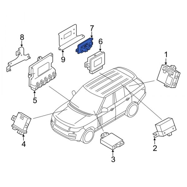 Land Rover OE LR079623 - Drive Motor Battery Pack Control Module