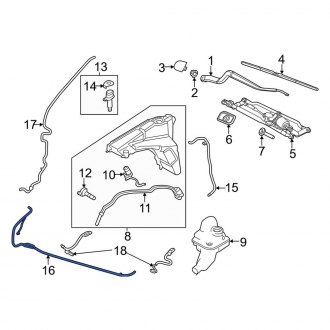 Land Rover OEM Wiper Blade & Washer Parts | Motors, Wiper Arms — CARiD.com