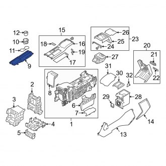 Land Rover OEM Interior Components — CARiD.com