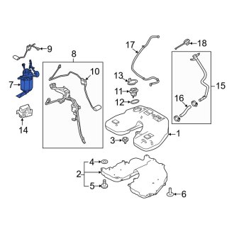 Land Rover Range Rover OEM Fuel System Parts | Pumps, Lines — CARiD.com