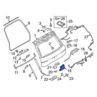 Land Rover Range Rover Trunk/Tailgate Handles & Locks — CARID.com