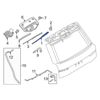 Land Rover Range Rover Replacement Wiper Arms — CARID.com