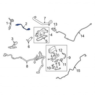 Land Rover Range Rover Evoque OEM Emission Control Parts | Oxygen ...