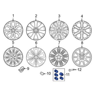 Land Rover OEM Wheels & Tires | Lug Nuts, TPMS Sensors, Covers — CARiD.com