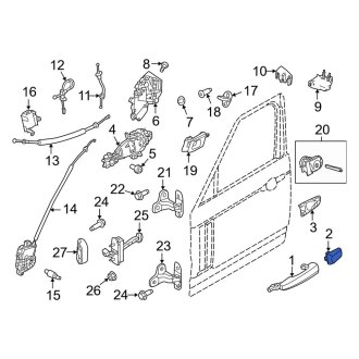Land Rover Range Rover Door Handles & Window Crank Handles — CARiD.com