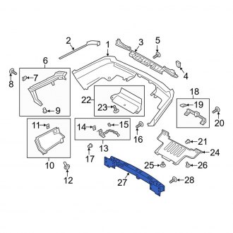 Land Rover Range Rover Bumper Reinforcements & Energy Absorbers – CARiD.com