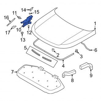 Land Rover Range Rover Hood Hinges & Springs — CARiD.com