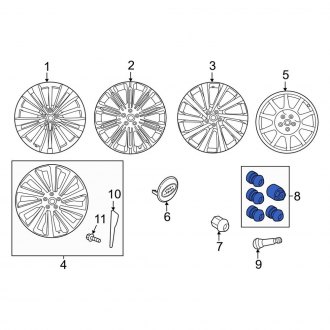 Land Rover OE™ Lug Nuts & Locks - CARiD.com