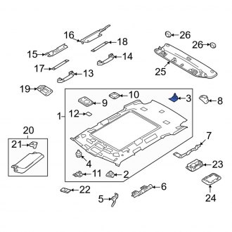 Land Rover Range Rover OEM Interior Components — CARiD.com