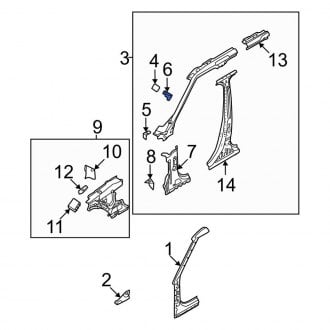 Land Rover Range Rover OEM Chassis Frames & Body Parts | Tubs, Doors ...