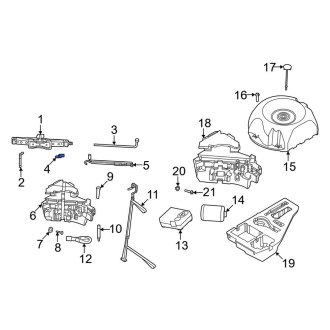 Land Rover Range Rover OEM Spare Tire Covers & Carriers — CARiD.com