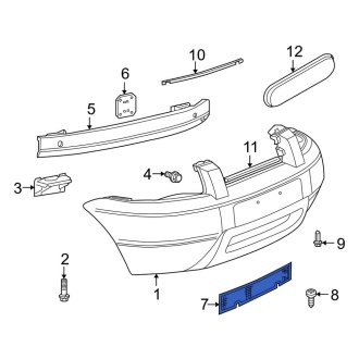 Land Rover Replacement Bumper Moldings & Trim | Front, Rear — CARiD.com