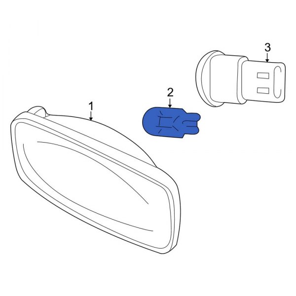 Land Rover OE XZQ000060 - Turn Signal Light Bulb